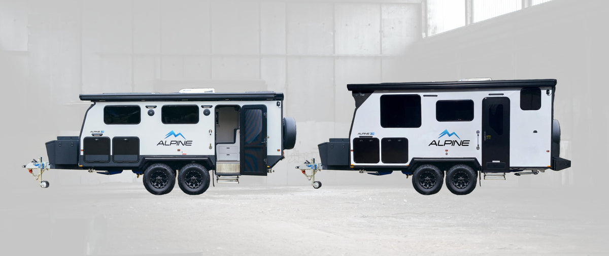 Introducing the Dual-Axle ALPINE-16 Hybrid – Alpine Campers