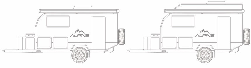 Off-Road Hybrid Camper Range – Alpine Campers